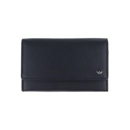 Golden Head Polo Geldb&ouml;rse RFID Schutz Leder 17 cm in schwarz | Gr.: onesize