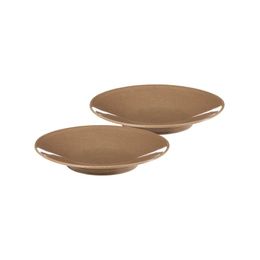 Ritzenhoff & Breker Ritzenhoff & Breker 2er Set Servierplatten Sahara &oslash; 31 cm in Hellbraun | Gr.: onesize