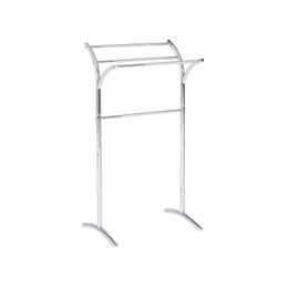 Beliani Handtuchst&auml;nder YOPAL in Silber - (W) 51 x (H) 91 x (L) 37 cm | Gr.: onesize
