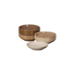 Ritzenhoff & Breker Ritzenhoff & Breker 12er Set Dipschalen Sahara &oslash; 10 cm in braun | Gr.: onesize