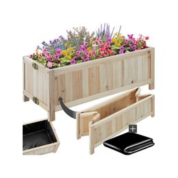 TecTake Pflanzbeet, Ma&szlig;e: 70 x 30 x 25 cm, Belastbarkeit 50 kg, klappbar | Gr.: onesize