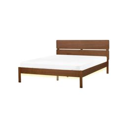 Beliani Doppelbett BOISSET in Braun - (W) 165 x (H) 101 x (L) 205 cm | Gr.: onesize