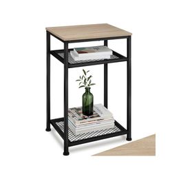 TecTake Ablagetisch, 45,5 x 36 x 75,5 cm, ausgestattet mit 2 Gitterablagen | Gr.: onesize