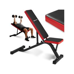TecTake Fitnessbank, rutschfest, 116 x 51 x 122 cm, mit Schnellverstellung | Gr.: onesize
