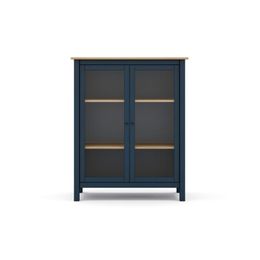 CALICOSY Vitrine MISTI in Blau - (W)90 x (H)110 x (L)40 cm | Gr.: onesize