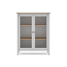CALICOSY Vitrine MISTI in Wei&szlig; - (W)90 x (H)110 x (L)40 cm | Gr.: onesize