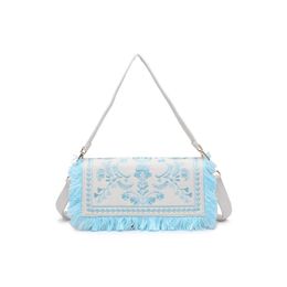KASSANDRA Schultertasche in BLU | Gr.: onesize