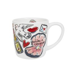 Blond Amsterdam Cappuccino-Becher Valentinstag Du bist ein Schatz in Bunt - 500 ml | Gr.: onesize