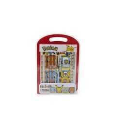 Pok&eacute;mon Pok&eacute;mon Schreibwarenset mit Metall Federm&auml;ppchen 60 Blatt Zeichenblock | Gr.: onesize
