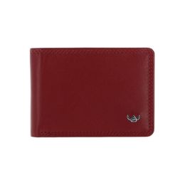 Golden Head Polo Geldb&ouml;rse RFID Schutz Leder 10 cm in rot | Gr.: onesize
