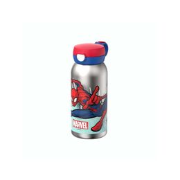 Mepal Edelstahl-Trinkflasche mit Klappdeckel Campus 600 ml in Spiderman | Gr.: onesize