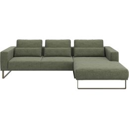 Ecksofa Musterring, B:292cm H:88cm T:185cm, gr&uuml;n, 100% Polyester, Wohnzimmer, Sofas, "JUSTB PM100, stilvoller Lounge-Komfort von Musterring",