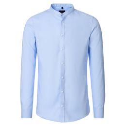 Venti Herren Businesshemd "Venti Businesshemd Langarm uni", blau, Gr. 40, unifarben, 100% Baumwolle, Hemden