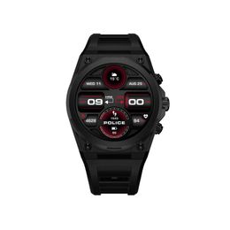 Police Herren-Smartwatch My.Avatar 2.0 Schwarz/Rot | Gr.: onesize