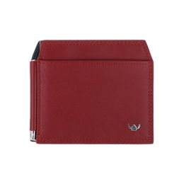 Golden Head Polo Geldb&ouml;rse RFID Schutz Leder 11 cm Geldscheinklammer in rot | Gr.: onesize