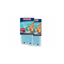 Leifheit Wischbezug CLEAN TWIST M/Combi M super soft 2er wei&szlig; t&uuml;rkis 42,0 x 14,0 x 1,0cm | Gr.: onesize