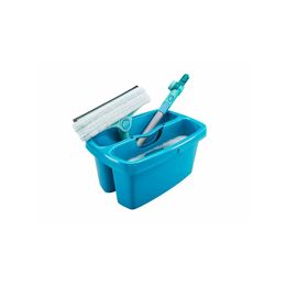 Leifheit Set Fensterreinigung 4in1 FlexReach Complete t&uuml;rkis grau wei&szlig; 36,5x24,0x70,0cm | Gr.: onesize