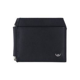 Golden Head Polo Geldb&ouml;rse RFID Schutz Leder 11 cm Geldscheinklammer in schwarz | Gr.: onesize