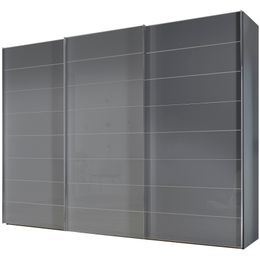 Schwebet&uuml;renschrank STAUD, B:280cm H:222cm T:68cm, grau, Holzwerkstoff, Schr&auml;nke, "Sonate Como, Made in Germany", Mit vier verschiedenen