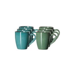 Ritzenhoff & Breker Ritzenhoff & Breker 6er Set Henkelbecher Amalfi 350 ml in Gr&uuml;n | Gr.: onesize