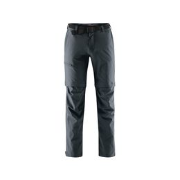 Maier Sports Zip-Hose Tajo in Dunkelgrau | Gr.: 24