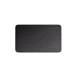 Villeroy & Boch Villeroy & Boch Multifunktionsteller quadratisch Manufacture Rock 28 x 17 cm schwarz in schwarz | Gr.: onesize