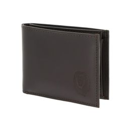 Oxmox Leather Geldb&ouml;rse RFID Schutz Leder 11 cm in braun-freedom lion | Gr.: onesize
