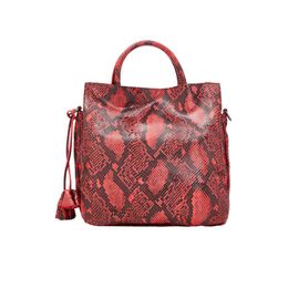 NAEMI Damen Handtasche in Weinrot | Gr.: onesize