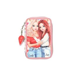 Depesche 2-Fach Federtasche HEART TO HEART TOPModel 5,5 x 12 x 19 cm rosa in rosa | Gr.: onesize
