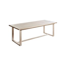 Beliani Esstisch AZZANELLO in Braun - (W) 100 x (H) 75 x (L) 230 cm | Gr.: onesize