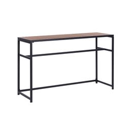 Beliani Esstisch AVETRANA in Schwarz/Braun - (W) 50 x (H) 90 x (L) 150 cm | Gr.: onesize