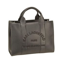 K by KARL LAGERFELD Karl Lagerfeld Handtasche K/RSG MD Square Tote Peb Emb in Black | Gr.: onesize