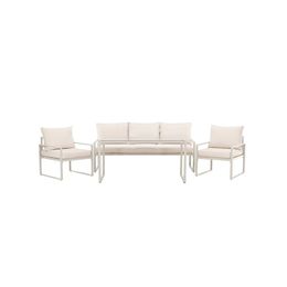 ebuy24 Loungeset Catania Beige 70 x 135 cm | Gr.: onesize