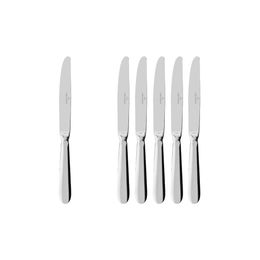 Villeroy & Boch Villeroy & Boch 6er Set Tafelmesser Oscar 233 mm silber in silber | Gr.: onesize