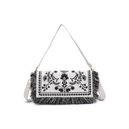 KASSANDRA Schultertasche in NERO | Gr.: onesize