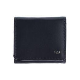 Golden Head Polo Geldb&ouml;rse RFID Schutz Leder 10 cm in marineblau | Gr.: onesize