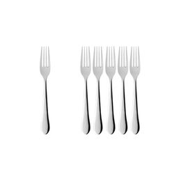 Villeroy & Boch Villeroy & Boch 6er Set Tafelgabel Oscar 200 mm silber in silber | Gr.: onesize