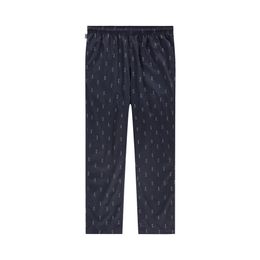 Pockies Pajama Pants 'Ski Man' male size S Navy / Red / White
