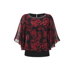 GOLDNER Blouse female size M Blood red / Black