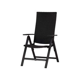 ebuy24 Gartenstuhl Lise Schwarz 2er Set | Gr.: onesize