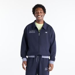 New Balance Jacke 'Sport Legacy' Herren Gr&ouml;&szlig;e M blau / wei&szlig;