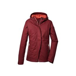 Killtec Outdoojacke mit Kapuze in Weinrot | Gr.: 38