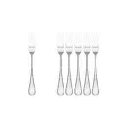 Villeroy & Boch Villeroy & Boch 6er Set Tafelgabel Kreuzband Septfontaines 203 mm silber in silber | Gr.: onesize