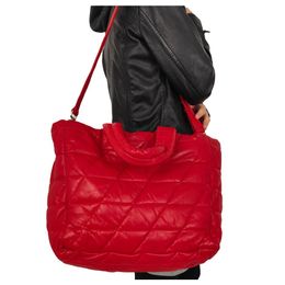 Jilani Lederjacke Lederhandtasche Shopper Lammnappa in Rot | Gr.: onesize