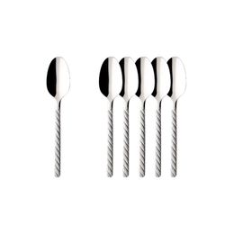 Villeroy & Boch Villeroy & Boch 6er Set Tafell&ouml;ffel Montauk 212 mm in silber | Gr.: onesize