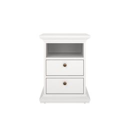 ebuy24 Nachttisch Venedig Wei&szlig; 44 x 40 cm | Gr.: onesize