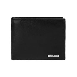 Bruno Banani Geldb&ouml;rse echt Leder in schwarz | Gr.: onesize