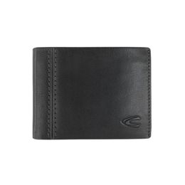 Camel Active Geldb&ouml;rse aus echtem Leder in Schwarz | Gr.: onesize