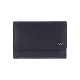 Golden Head Polo Geldb&ouml;rse RFID Schutz Leder 14 cm in marineblau | Gr.: onesize