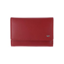 Golden Head Polo Geldb&ouml;rse RFID Schutz Leder 14 cm in rot | Gr.: onesize